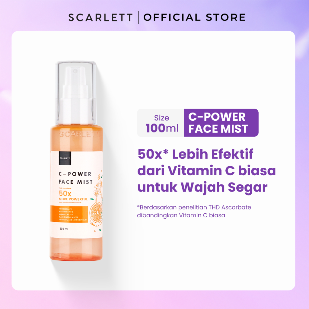 Scarlett Whitening C Power Face Mist Brightens And Refreshes Shopee Singapore