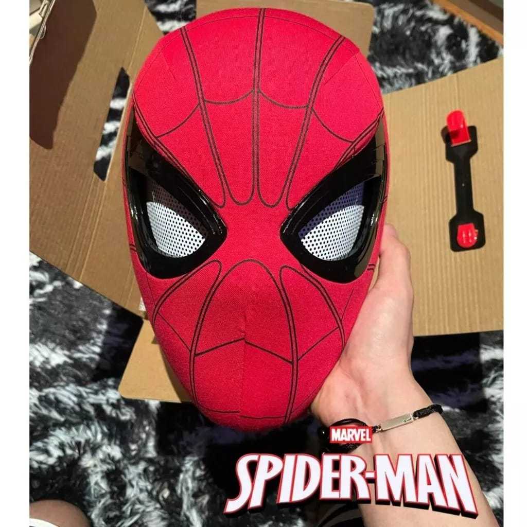 Spiderman MASK HOMECOMING BLINK REALISTIC PREMIUM SPIDERMAN MASK ...