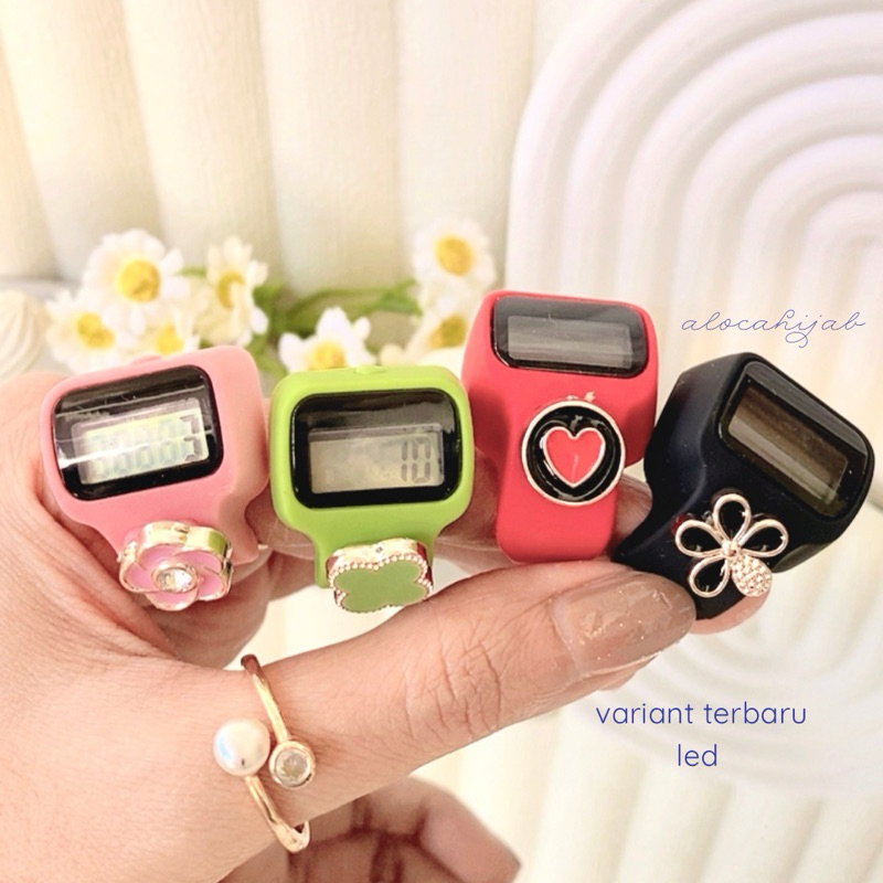 Digital tasbih Latest Led Ring digital tasbih Rubber Ring Beautiful ...