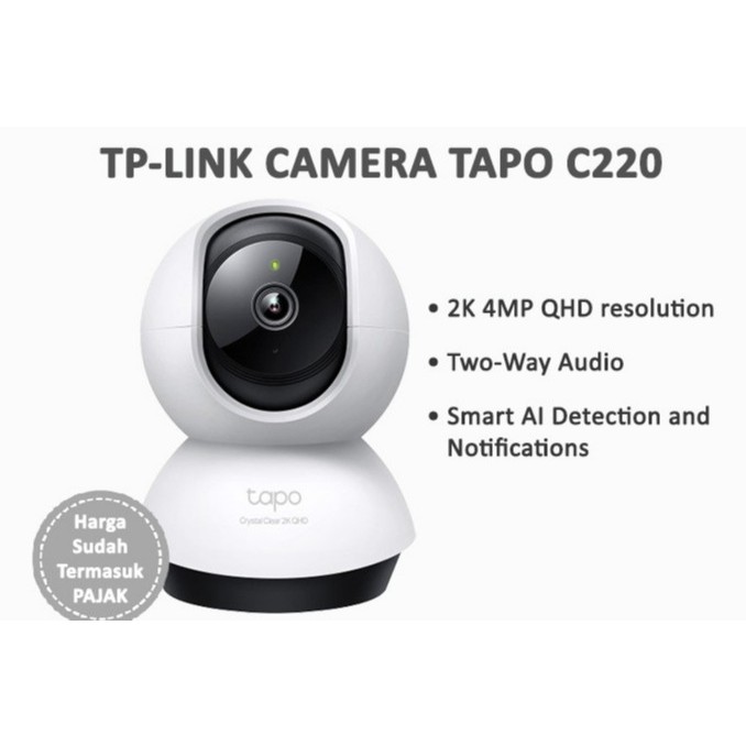 Tp-link Tapo C220 Pan/Tilt AI Home Security Wi-Fi Camera | Shopee Singapore