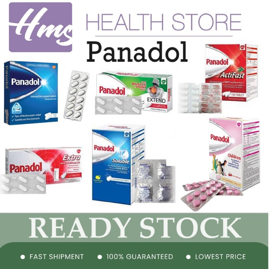 Panadol Solube | Panadol Extra | Panadol activatfast | Panadol Extend ...