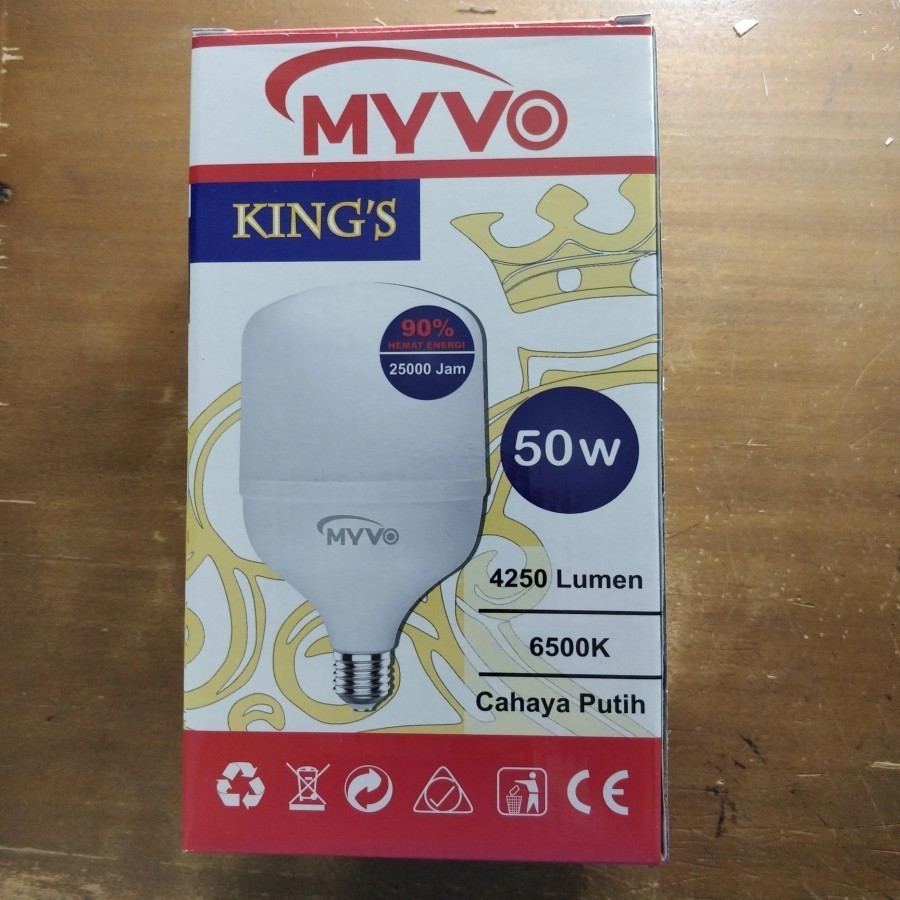 Myvo led lamp 50 watt kings bulb capsule/myvo led 50 watt | Shopee ...