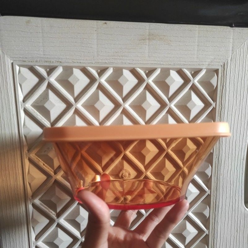 Clear SQUARE BOWL 620ml TUPPERWARE. | Shopee Singapore