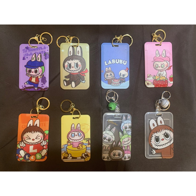 GANTUNGAN Labubu Name Tag Hanger/Labubu ID Card Holder/Name Card Hanger ...
