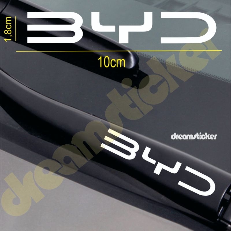 Byd Car Wiper Cutting Sticker Sticker | Shopee Singapore