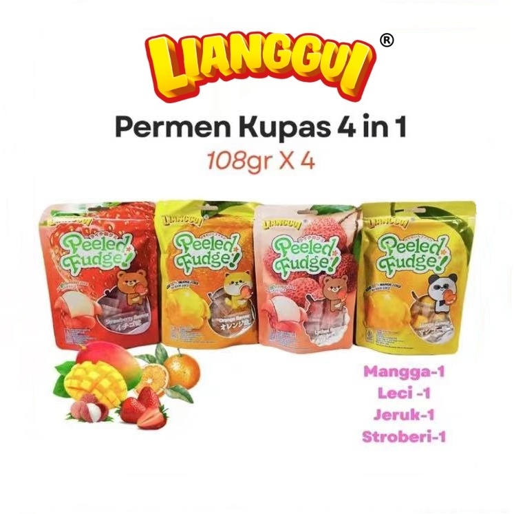 [Halal] Lianggui Combo Package 4 Flavors VIRAL Soft Candy I Strawberry ...