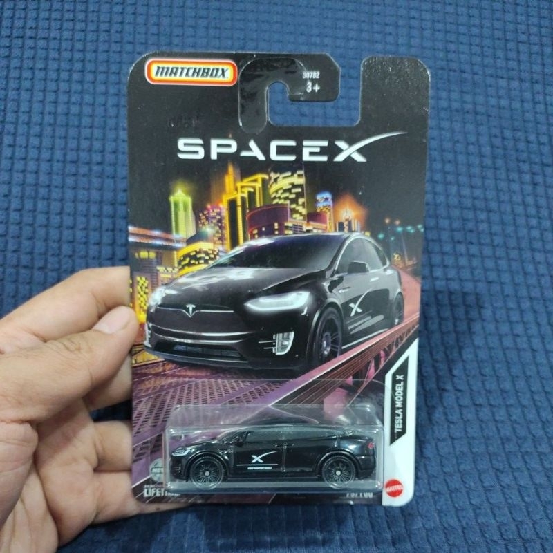 Tesla Model X SpaceX Matchbox | Shopee Singapore