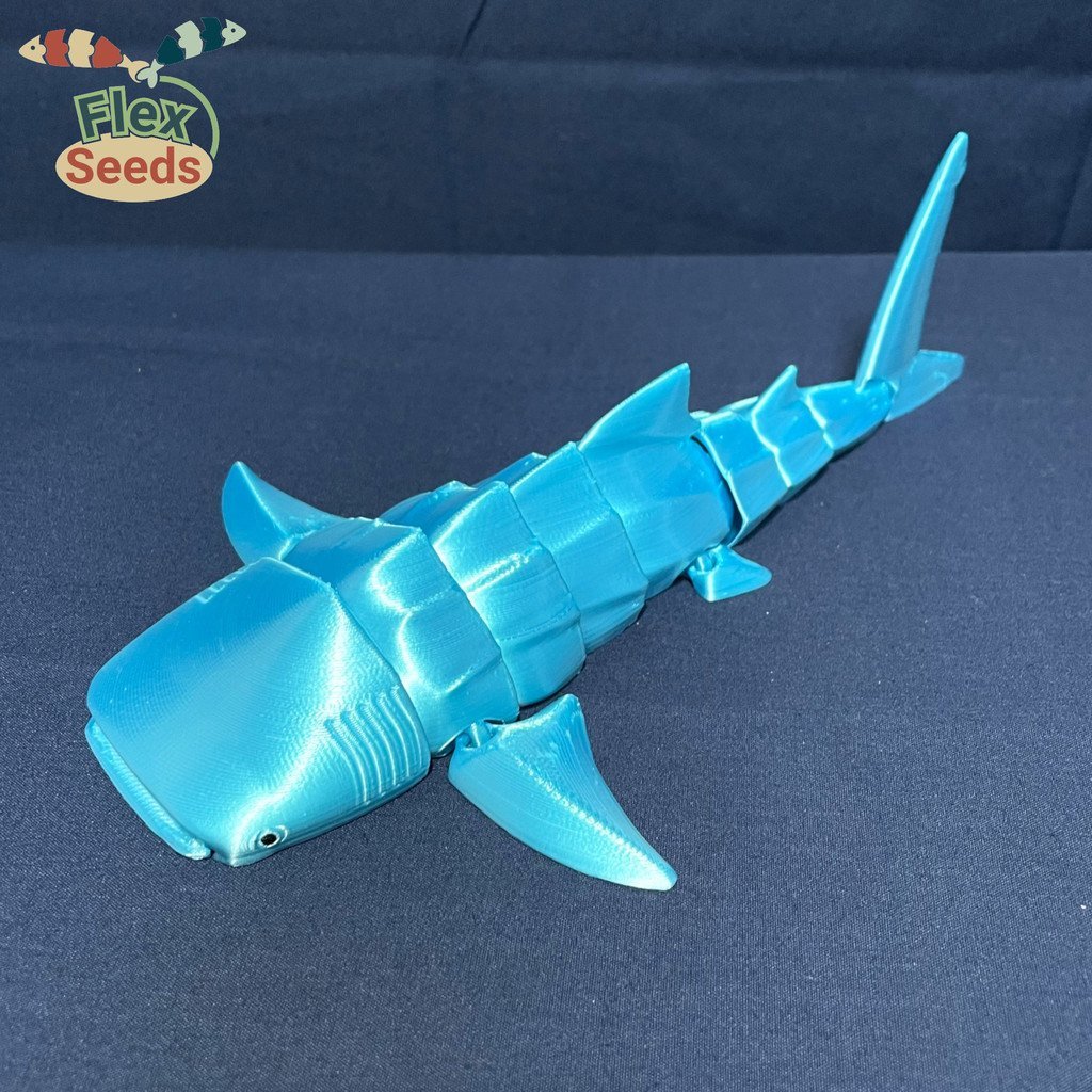 Articulated Whale Shark 2.0 Toy Shark Whale Shark Flexible Articulation Shark Cat Toy | Shopee ...