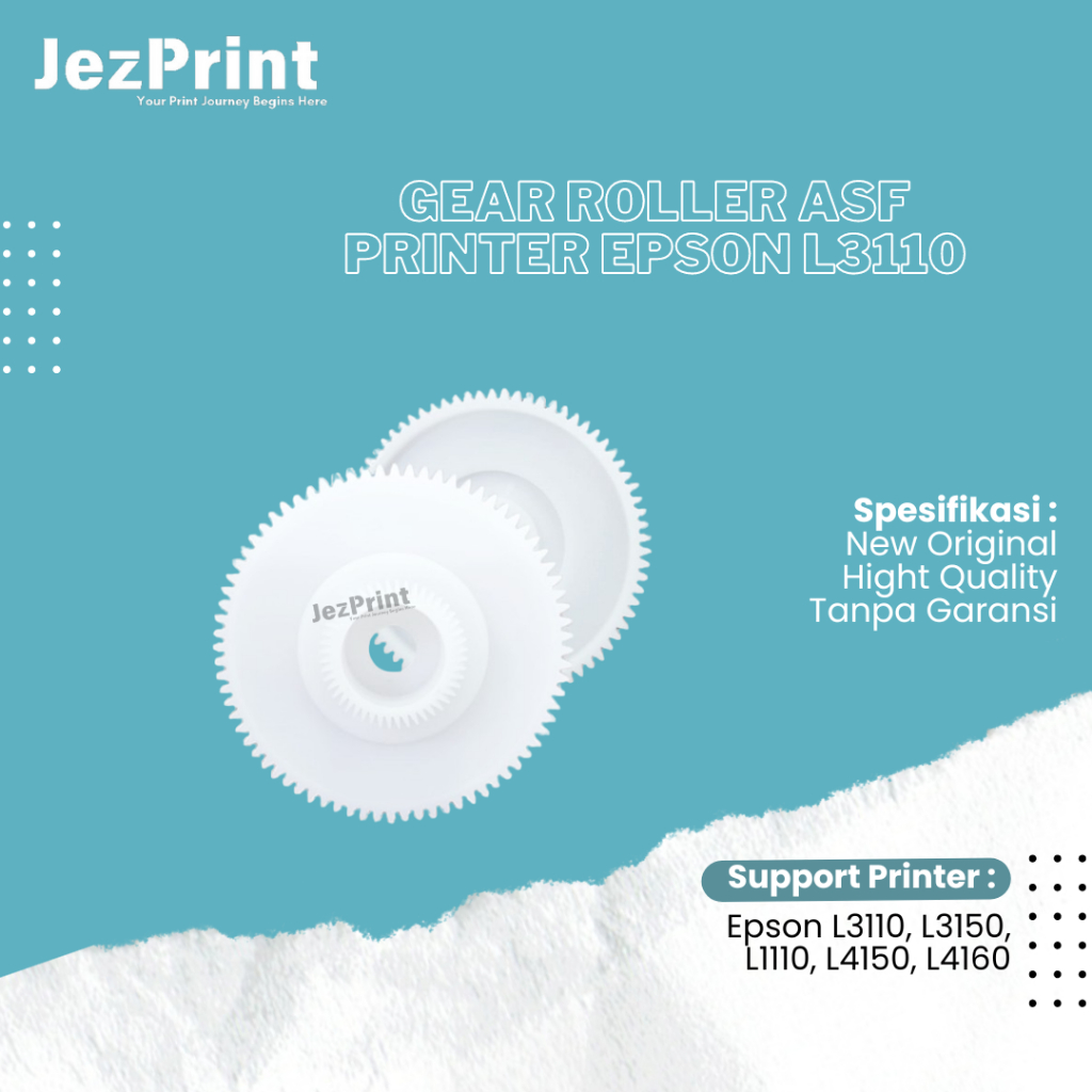 Gear Roller ASF Printer Epson L1110 L3100 L3101 L3110 L3116 L3150 L3156 ...
