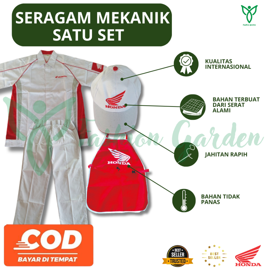 Big SIZE Honda Mechanic Uniform Complete Set JUMBO|Jumbo AHASS I ...