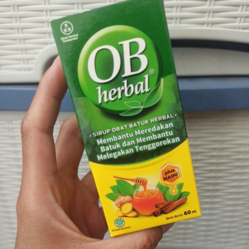 Ob Herbal OBH syrup plus honey 60 ml 100 ml Cough | Shopee Singapore