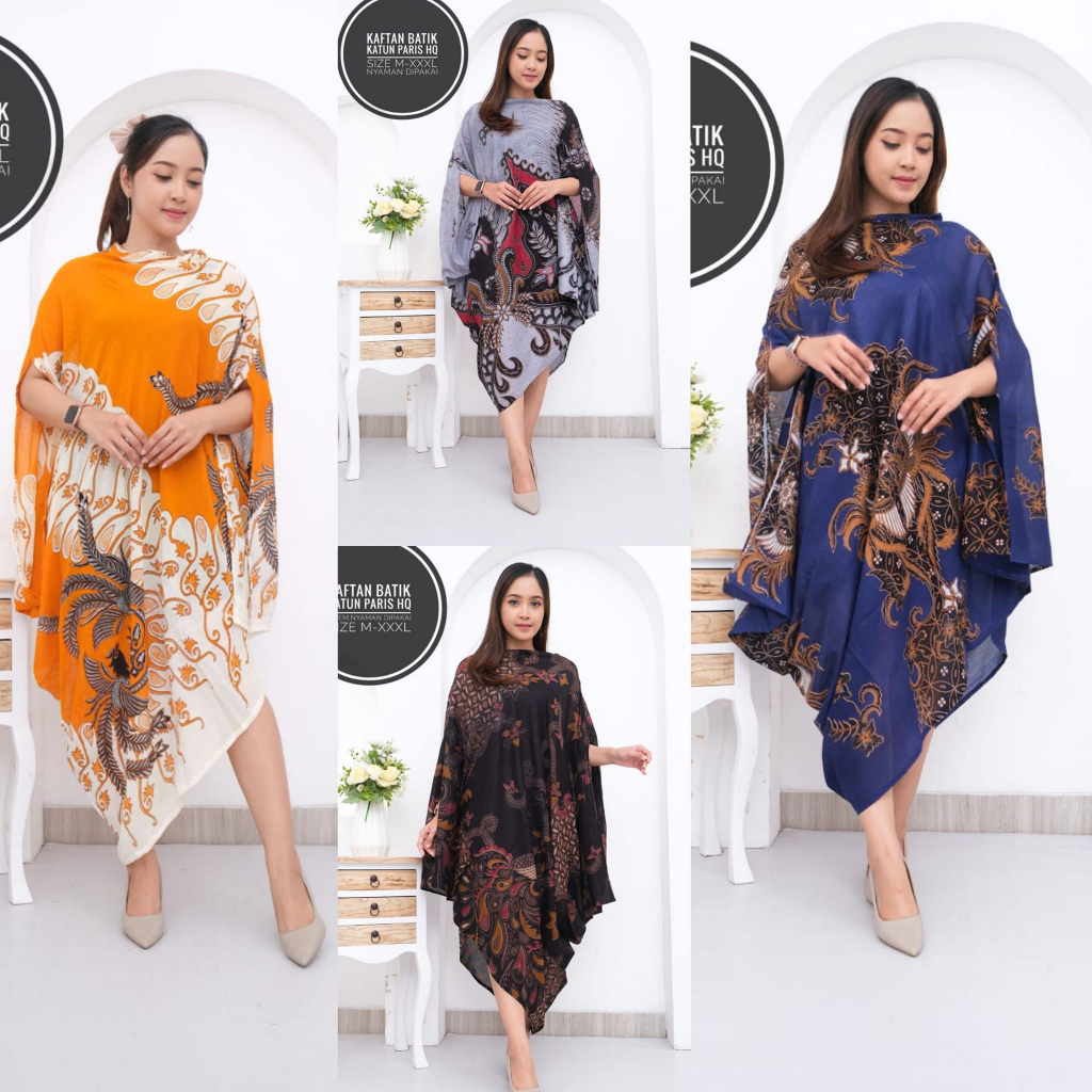 Ori ASYMETRIC NEENA BATIK KAFTAN / LATEST SOLO BATIK DRESS / WOMEN'S ...