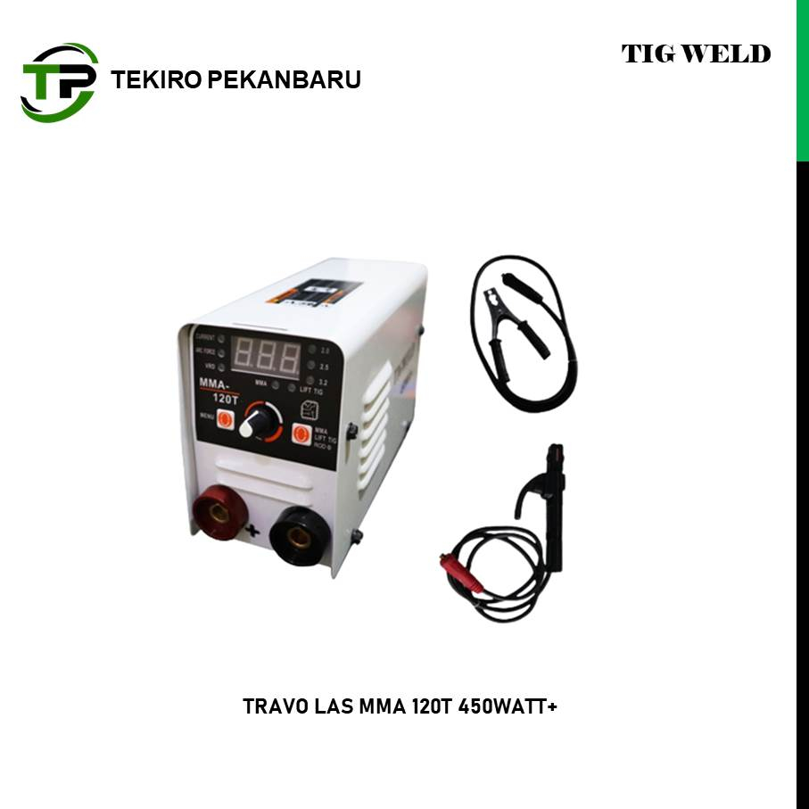 MESIN Weld TIG WELDING MACHINE 450 WATT MMA-120T / WELDING + ARGON ...