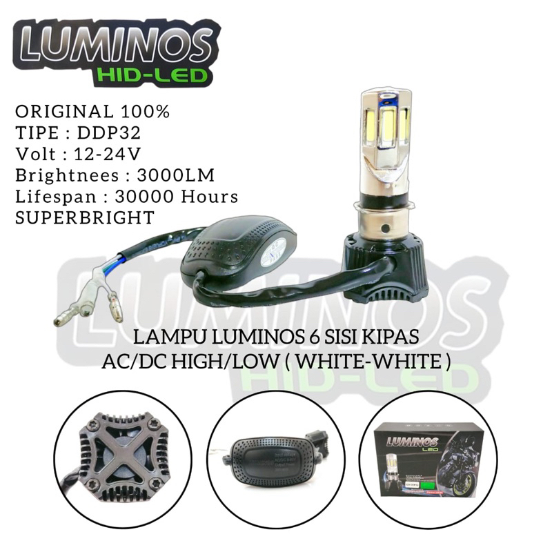 MATA Luminos ORIGINAL 6-eyes And 3-eyes Front LED Lights 35 Watt AC/DC ...