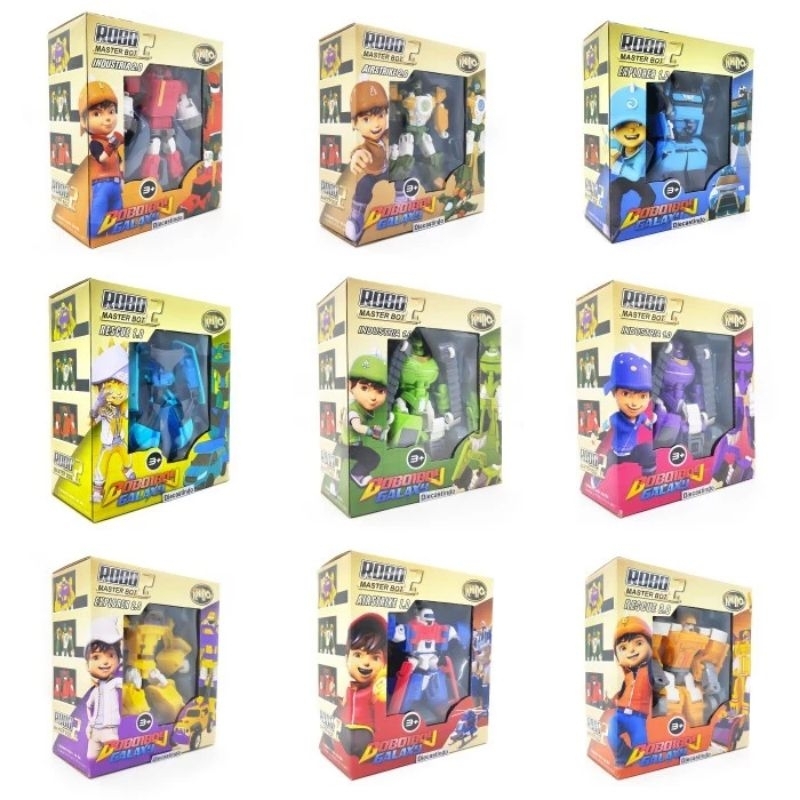 Children's Toys - BOBOIBOY Galaxy Robo Master Bot 2 (turns into a car ...