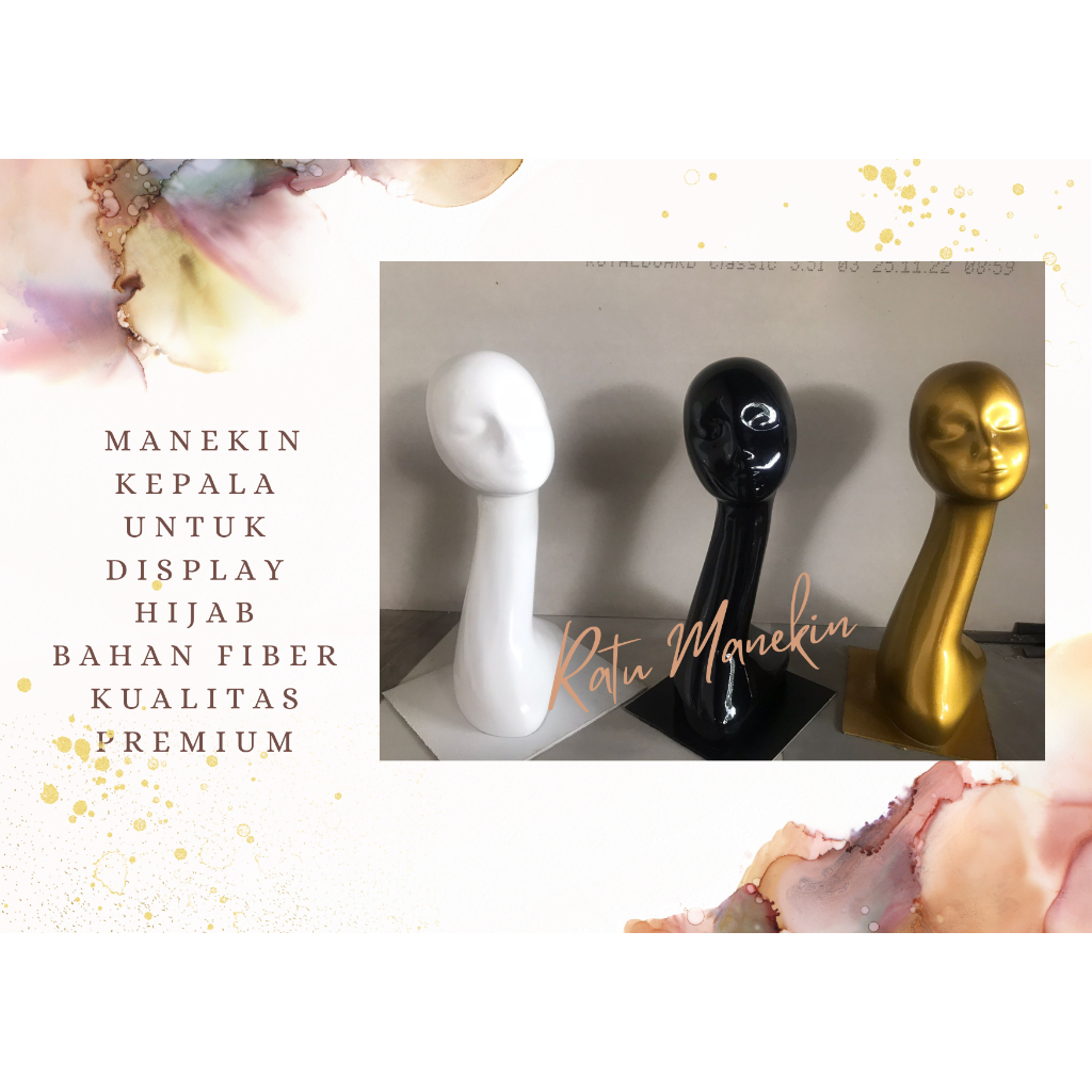 Head mannequin | Mannequin Display Head | Hijab Head Mannequin | Fiber ...