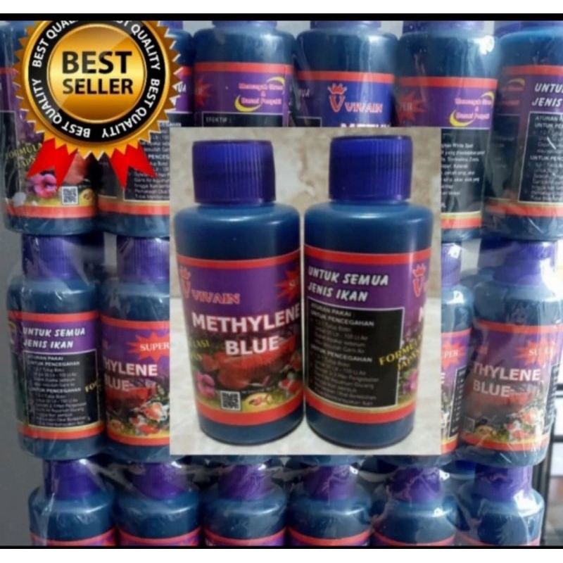 Methylene Blue Vivian / Blue fish medicine 100ml | Shopee Singapore
