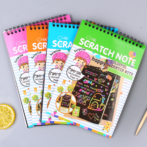 Scratch Note/Full Color Magic Mini Picture Book | Shopee Singapore