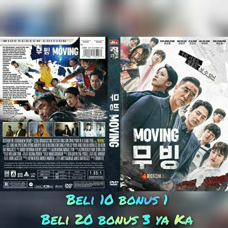 Moving 2023(Ryu Seung Ryong/4disc) | Shopee Singapore