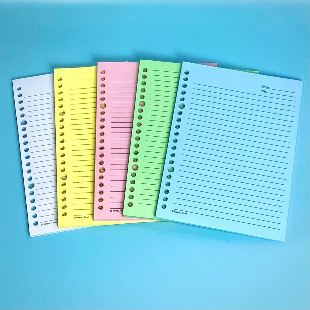 Hd Loose Leaf Size A5 Contents 50-sheet Color Paper/Binder Paper/A5 ...