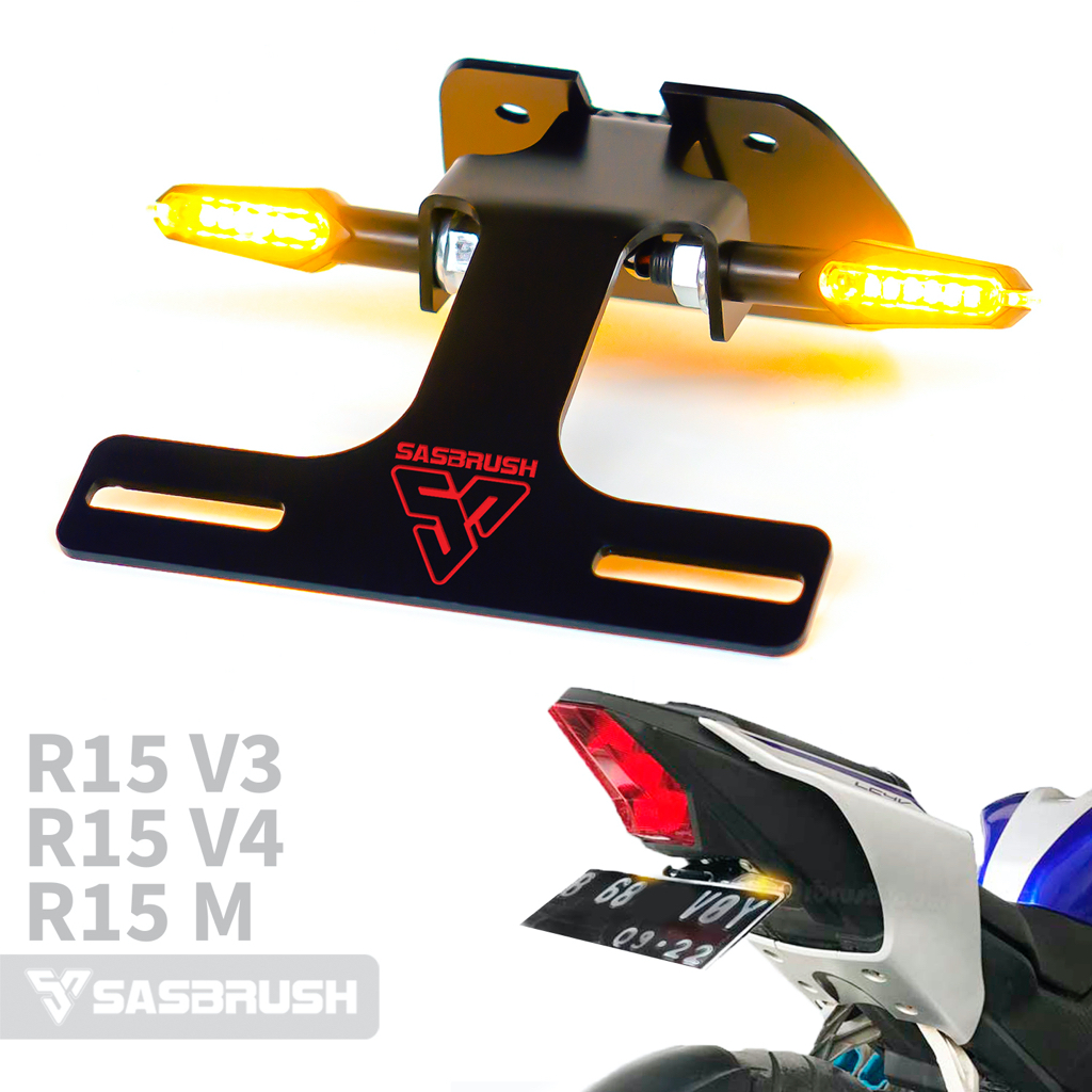Tail tidy Yamaha R15 V3 and V4 R15M plus turn signal and posh bolt ...