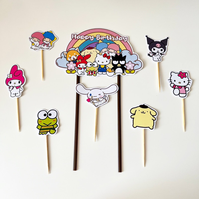 SANRIO TOPPER / SANRIO CAKE TOPPER / SANRIO CAKE TOPPER / SANRIO ...