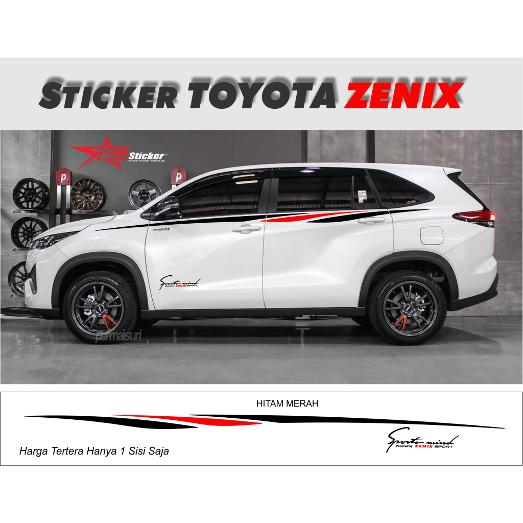 Sticker toyota zenix 2023 Accessories toyota zenix 2023 | Shopee Singapore