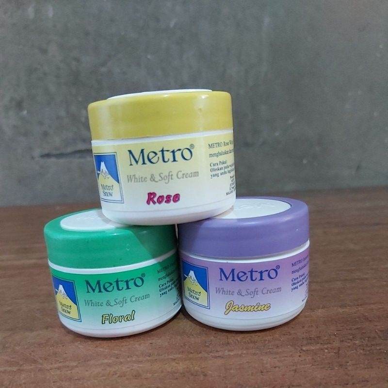 Metro Snow White and Soft Cream 35 grams 1 PCS / Hazeline Metro Snow ...