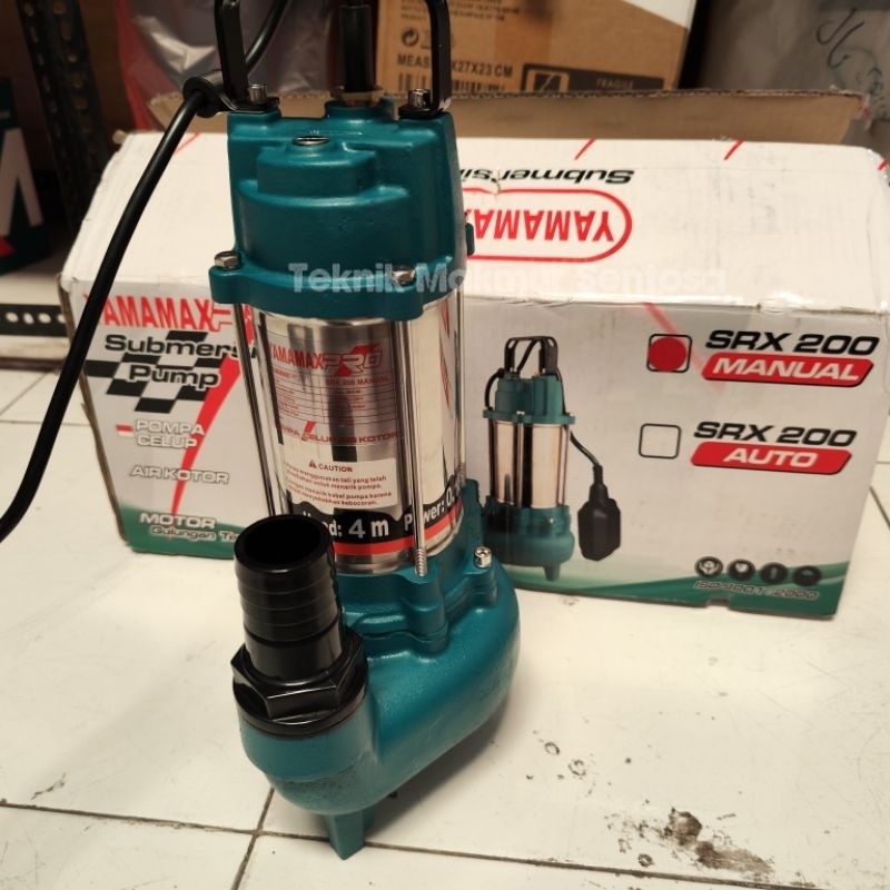 MESIN Srx200 Dirty Water Submersible Pump Machine Manual Votre Pro ...