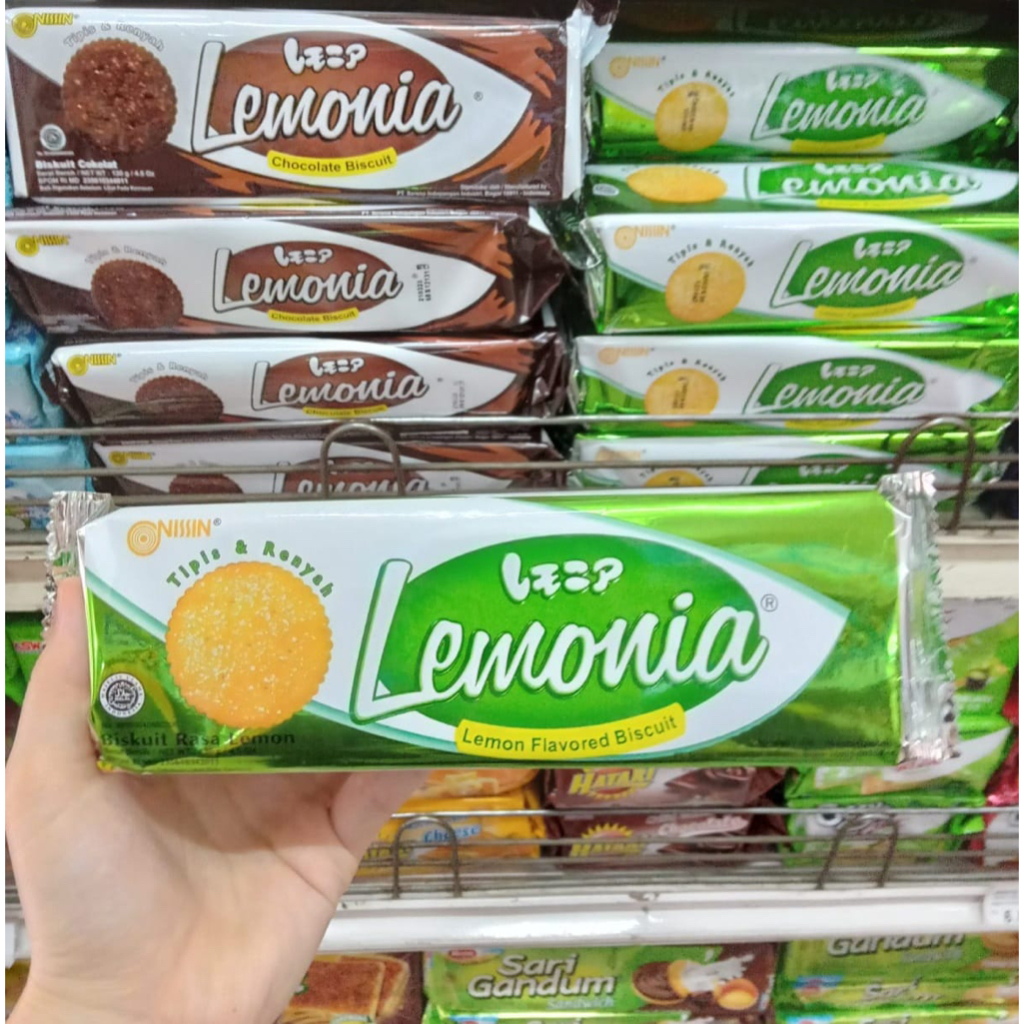 Nissin LEMONIA LEMON BISCUITS / NISSIN LEMONIA CHOCOLATE BISCUITS ...