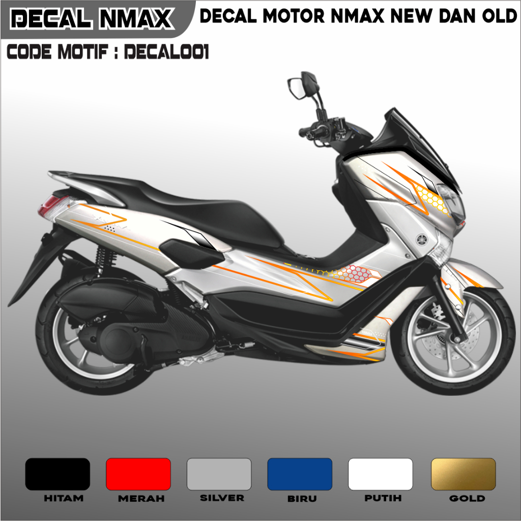 Nmax Full Body Decal Cool Simple Motif Global Color VariantsStickers ...