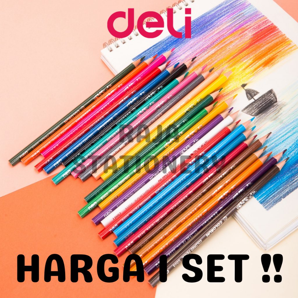 Deli Color Pencil 12 24 36 Colors / Deli Color Pencil 12 24 36 Colors ...
