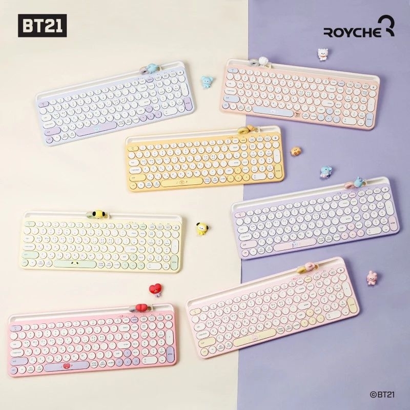 Bt21 Minini Multi pairing Wireless Keyboard Mang | Shopee Singapore