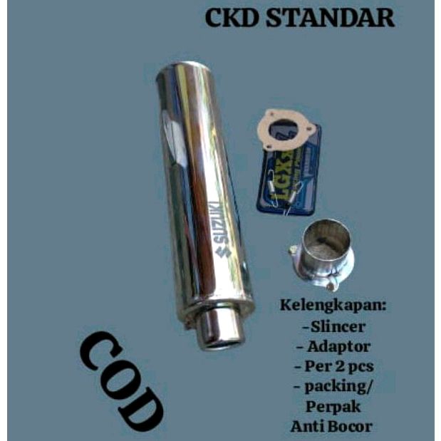 Exhaust Standard Raider 150carb/Raider 150 fi (51mm adapter+canister ...