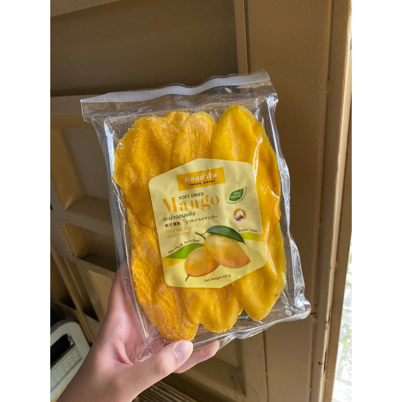 Can INSTANT [EXP FEB 2026] 100gr Soft Dried Mango Thailand Less Sugar ...