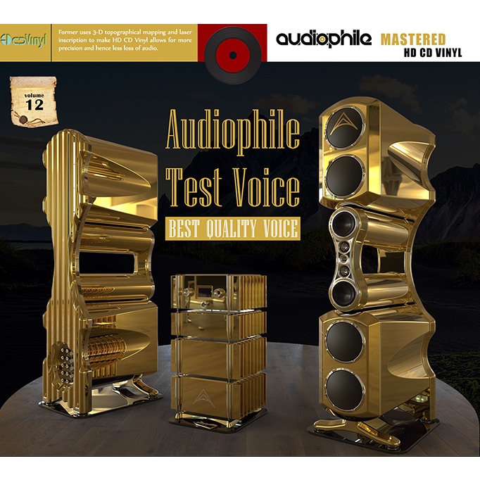 Cd audio Audiophile Test Voice volume 12 (Imported, Sealed, New, OBI ...