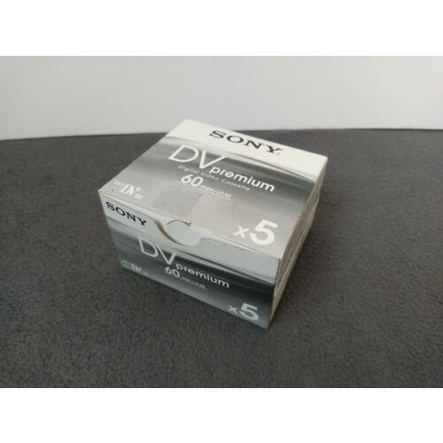 Sony Mini dv Premium 60 minute cassette contains 5 pcs | Shopee Singapore
