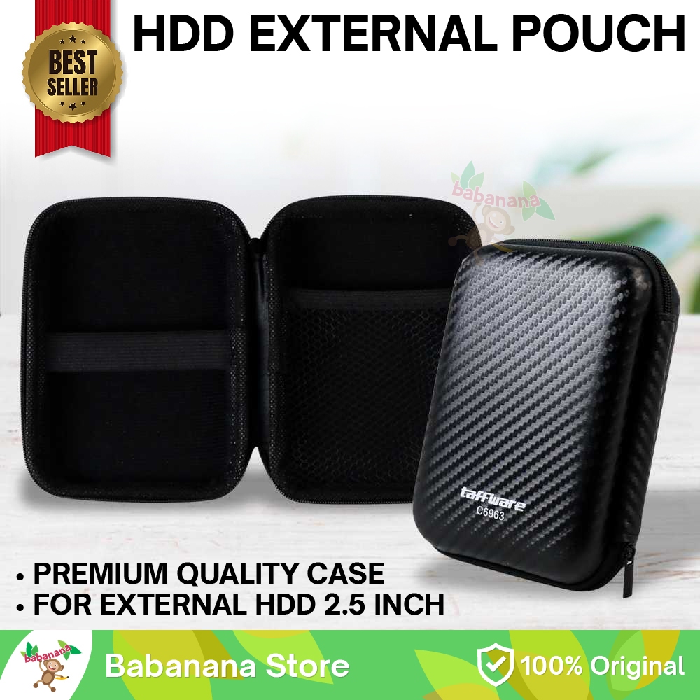 CASE HDD EXTERNAL 2.5 INCH EVA POUCH HARD DISK STORAGE BOX | Shopee ...