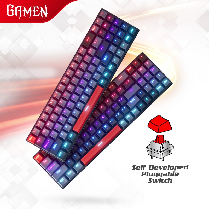 Gamen Titan IV Newest Self-Defense Blue Switch Gaming Mechanical ...