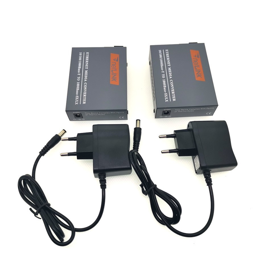 Netlink HTB-GS-03 Gigabit Media Converter FO Fiber Optic to LAN RJ45 ...