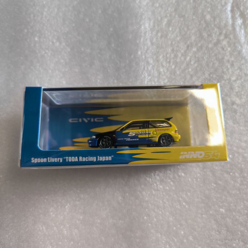 Inno64 HONDA CIVIC EF9 SPOON LIVERY - TUNED BY TODA RACING JAPAN ...