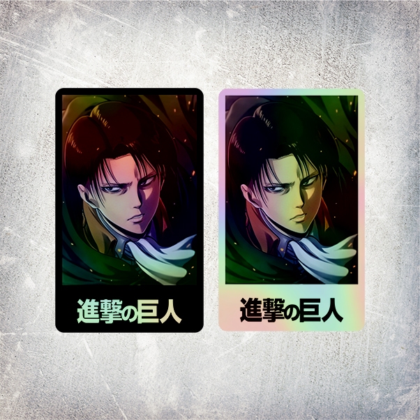 Anime LEVI ACKERMAN ATTACK ON TITAN HOLOGRAM STICKER (SHINGEKI NO ...