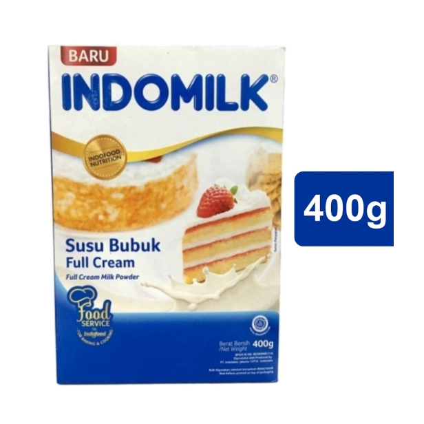 Full CREAM POWDER MILK 400GR / FULL CREAM POWDER MILK INDOMILK / FULL ...