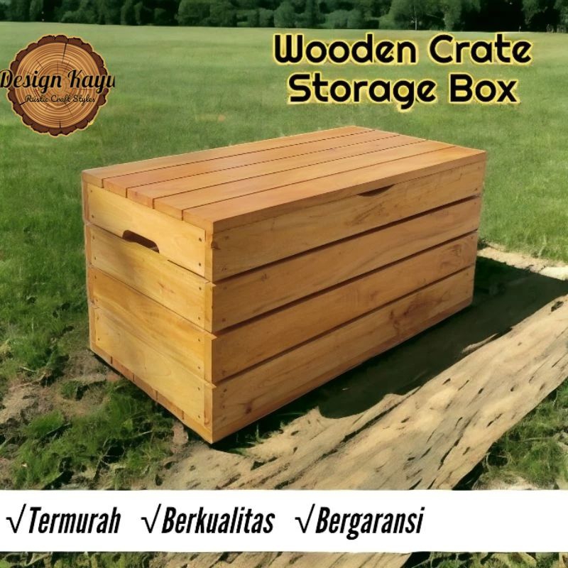 Wooden crate | Close the box | WOODEN CRATE | Storage box | Storage 60 ...
