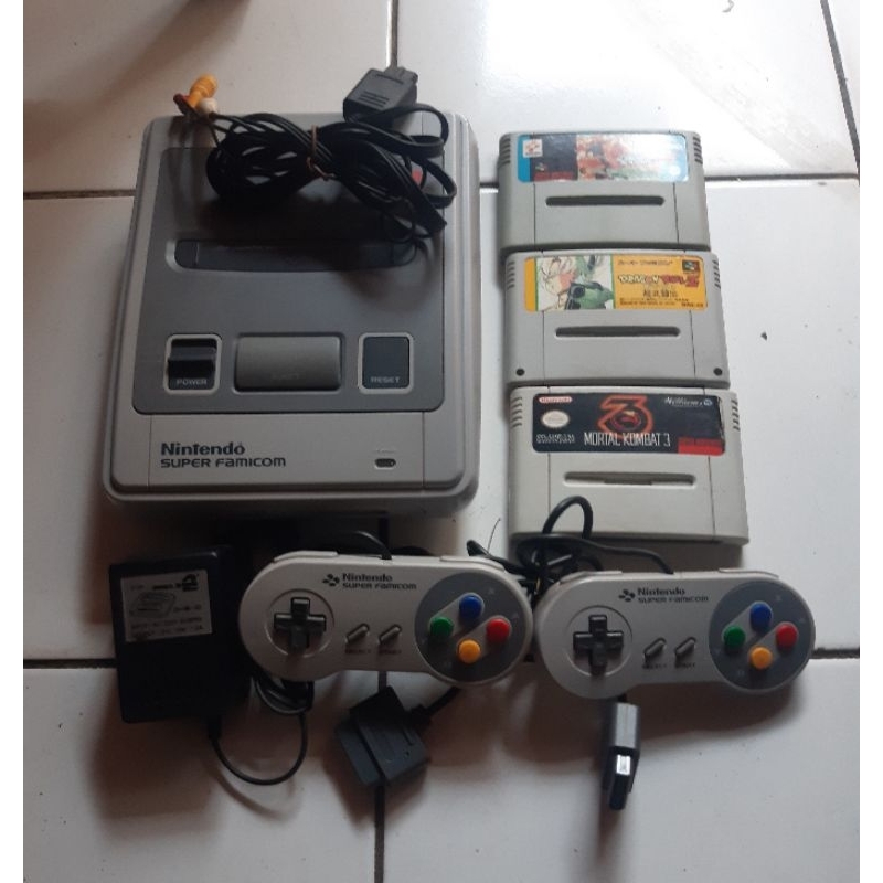 Super Nintendo famicom original complete | Shopee Singapore