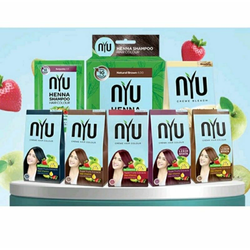 Nyu Creme Hair Color Hair Dye Hair Vitamin Cat Long Lasting Color No ...