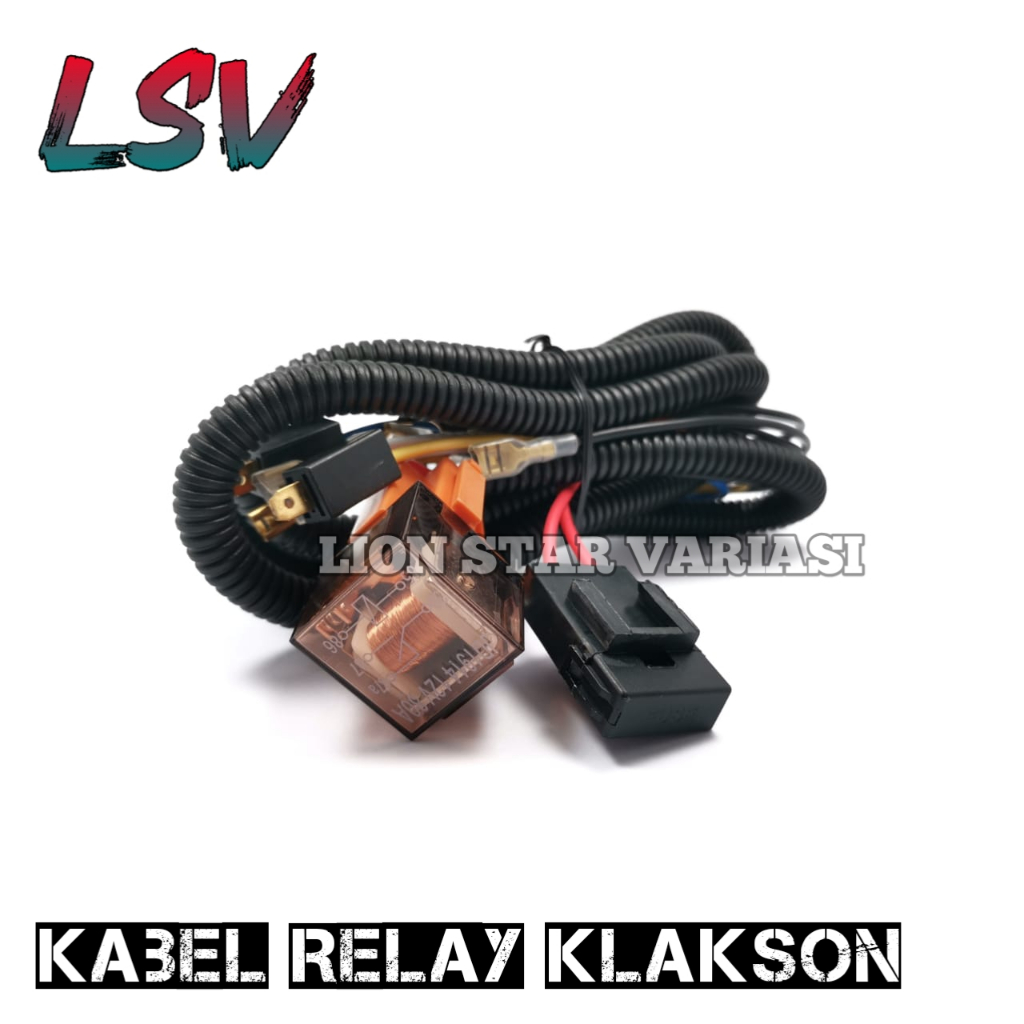 Universal Car Motorcycle Class Relay Cable Relay Cable Set And Horn ...