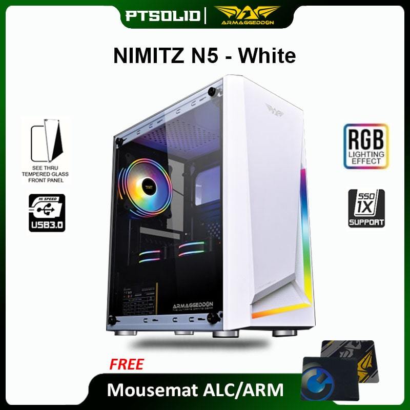 Armaggeddon Nimitz N5 Aurora Gaming Case - Micro ATX | Shopee Singapore