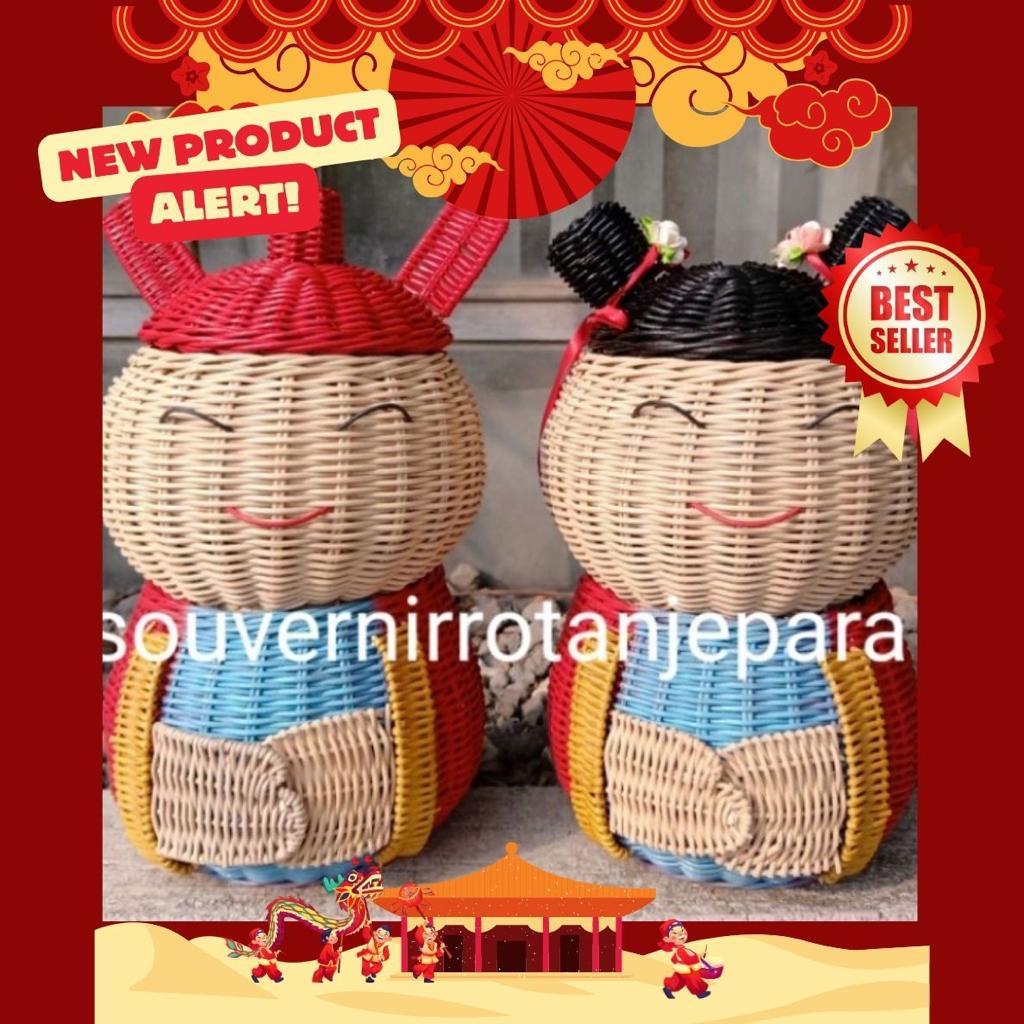 Chinese dolls/full body Chinese dolls/Chinese rattan/Chinese New Year ...