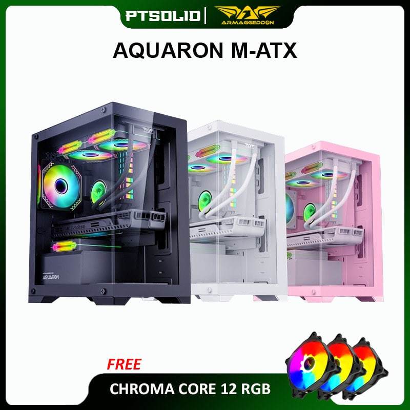 Armaggeddon AQUARON -MATX Assembled Gaming Case | Shopee Singapore